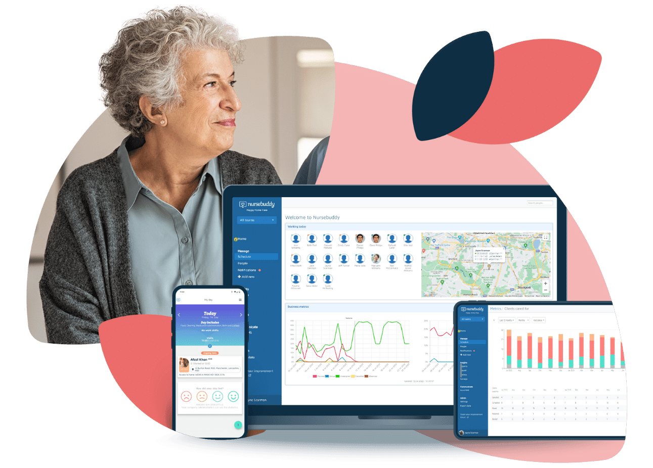 Carer App | Care Worker App | Nursebuddy