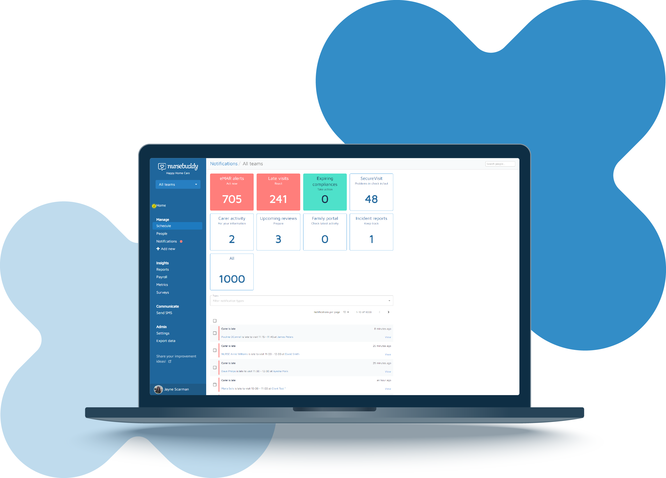 Carer App | Care Worker App | Nursebuddy