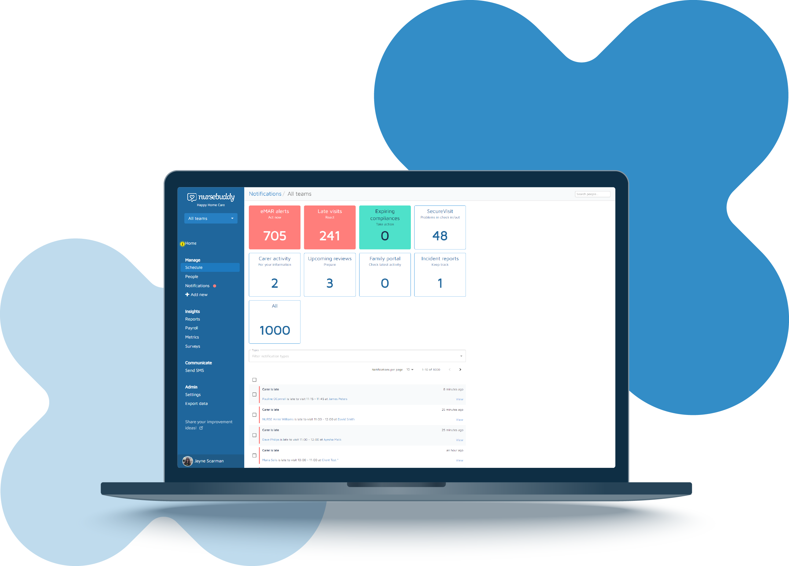 Carer App | Care Worker App | Nursebuddy