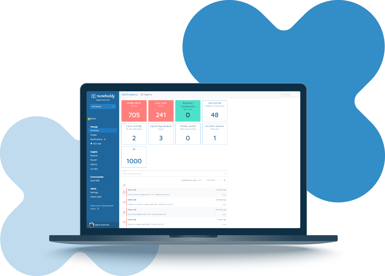Carer App | Care Worker App | Nursebuddy