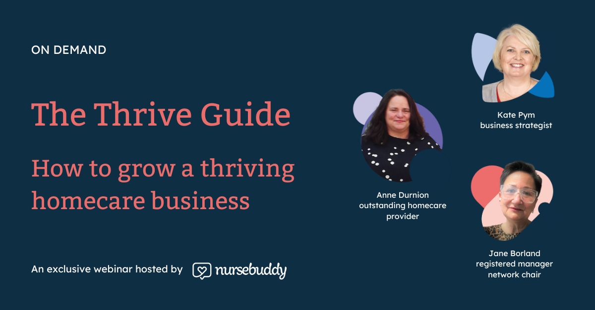 The Thrive Guide webinar - on demand | Nursebuddy